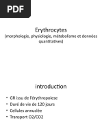 Le Globule Rouge | PDF | Globule rouge | Membrane cellulaire