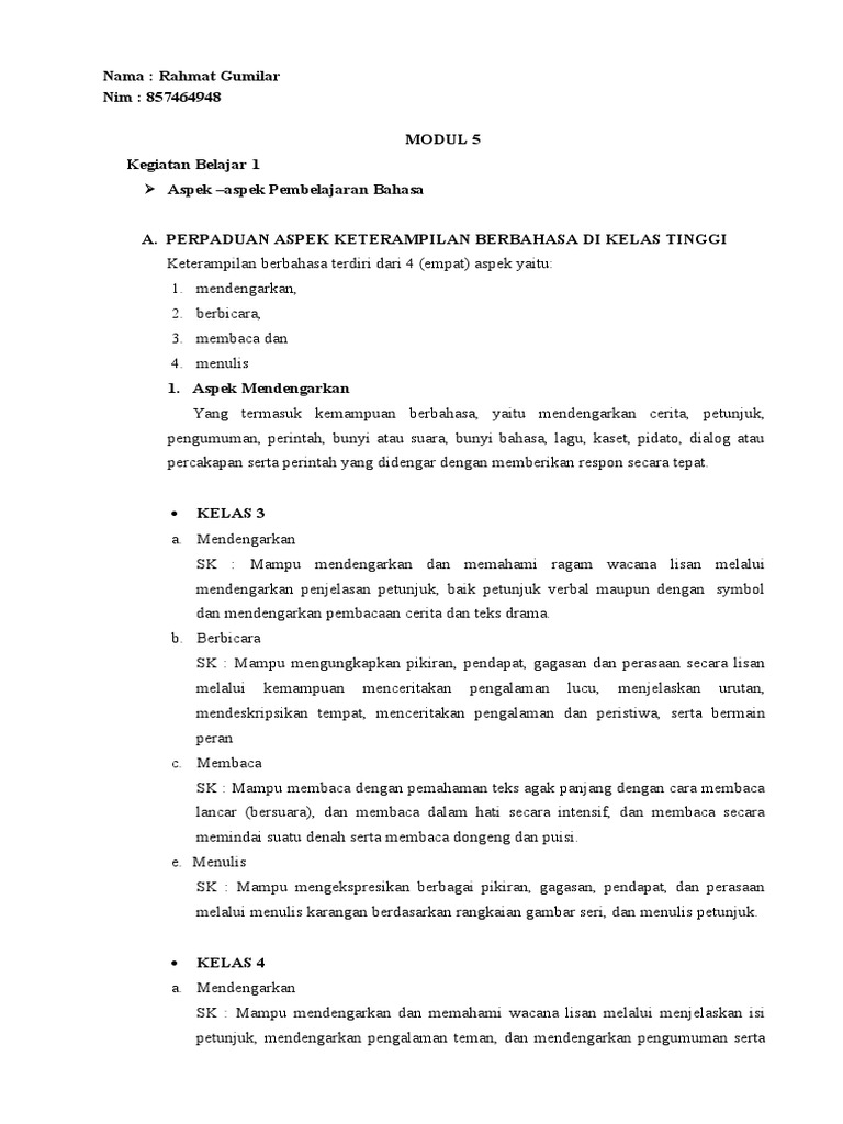 Tugas Resume Modul 5 Dan 6 Rahmat Gumilar | PDF