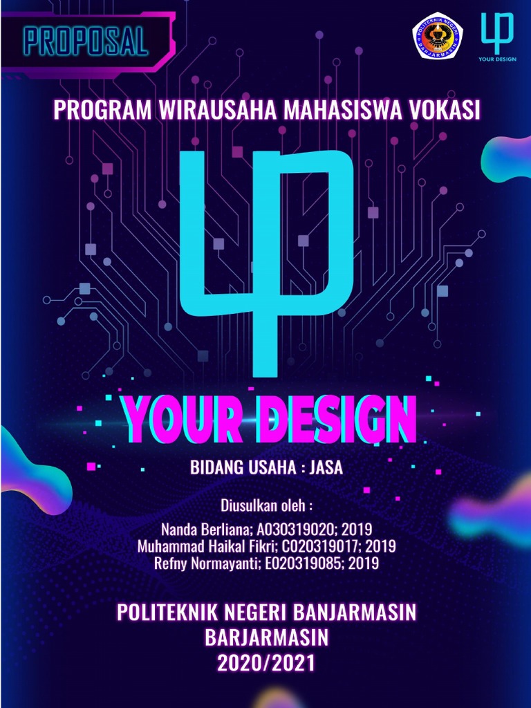 Contoh Proposal PMW Poliban 2021 - NandaBerliana Jasa Desain Grafis | PDF