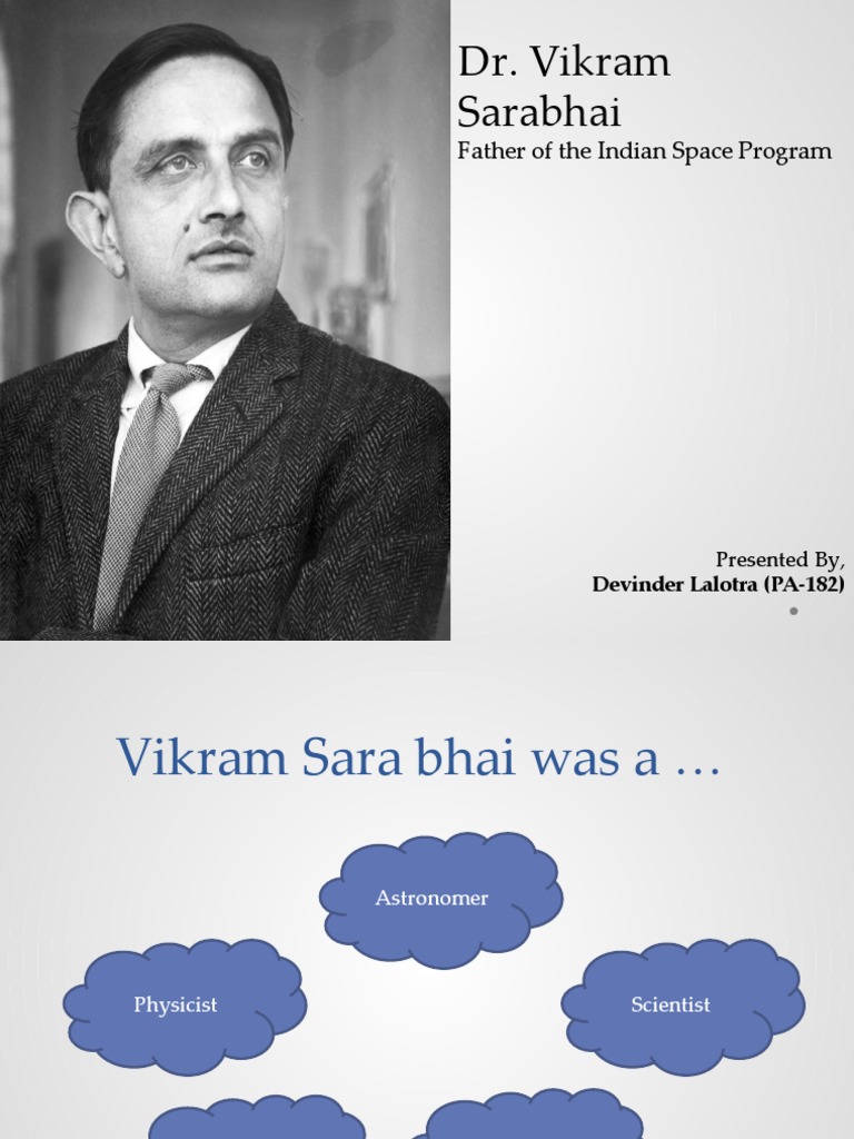 Vikram Sarabhai | PDF