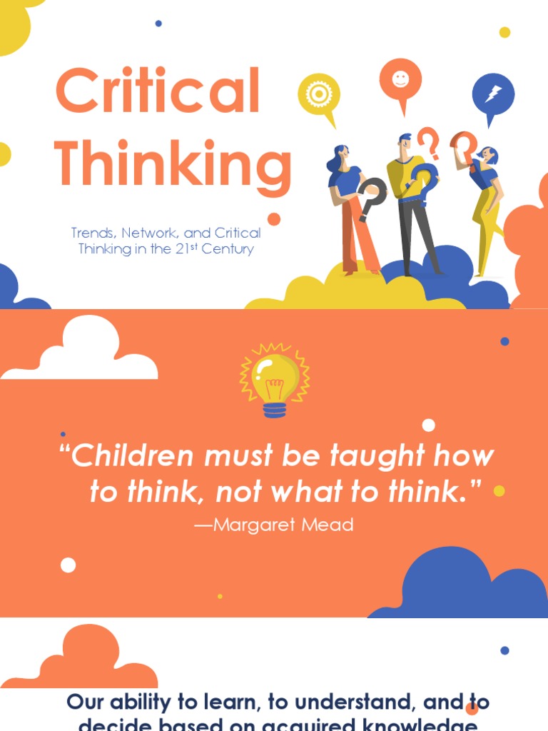 Critical Thinking | Download Free PDF | Critical Thinking | Thought