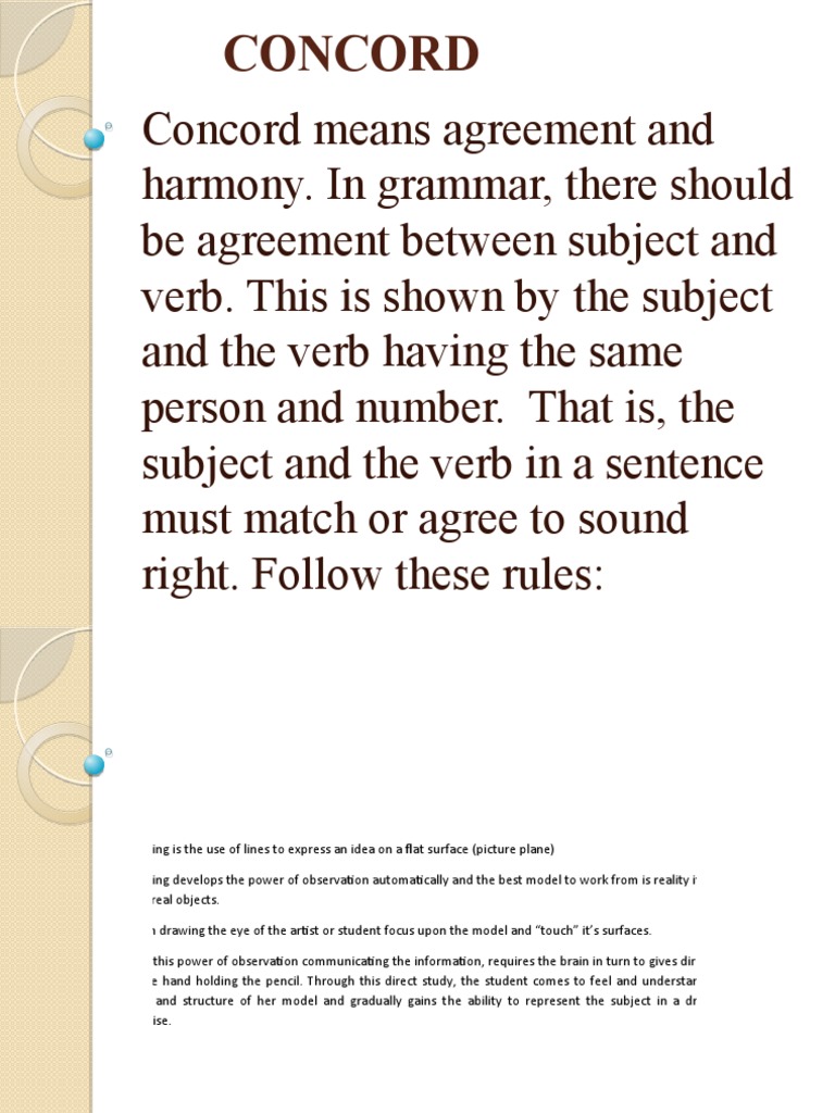 The Fundamentals of Concord: An In-Depth Guide to Subject-Verb ...