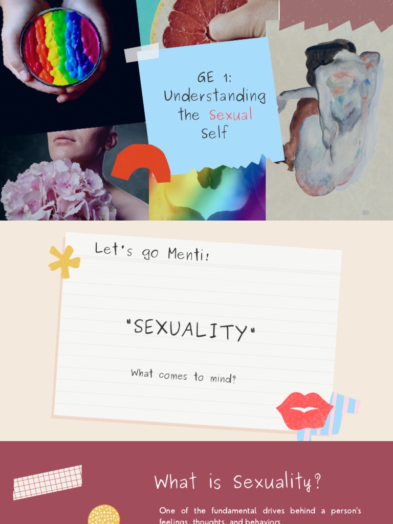 Sexual Self Understanding The Self Pdf Sexual Orientation