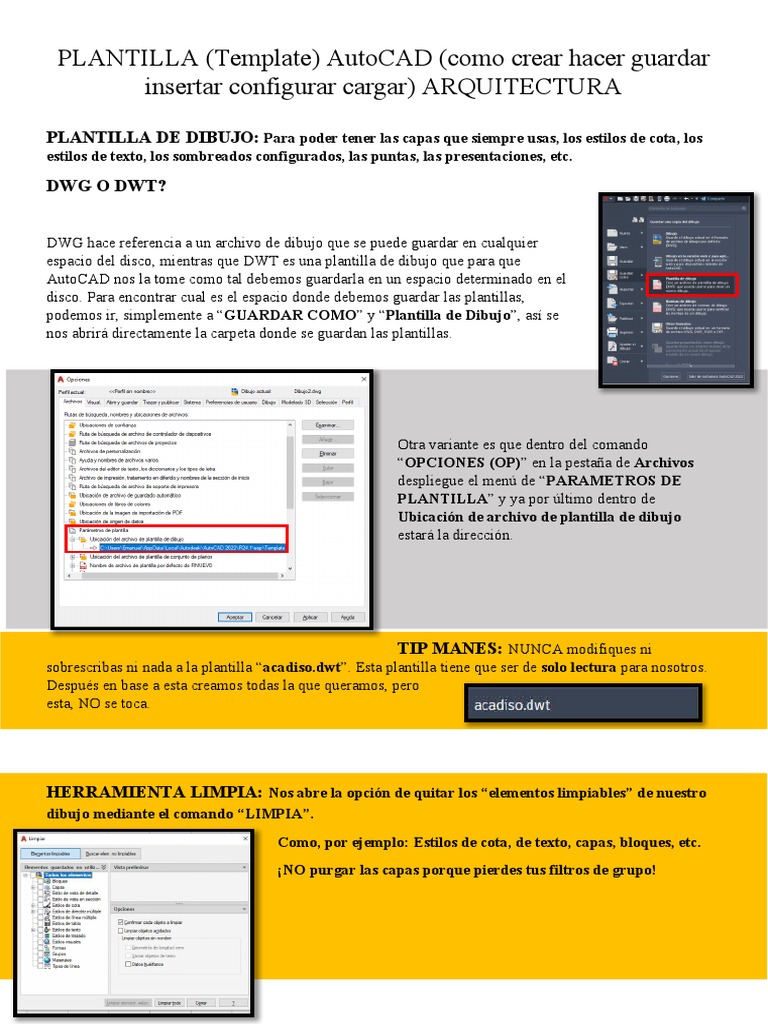 Guía completa para crear y configurar una plantilla AutoCAD efectiva para proyectos de ...