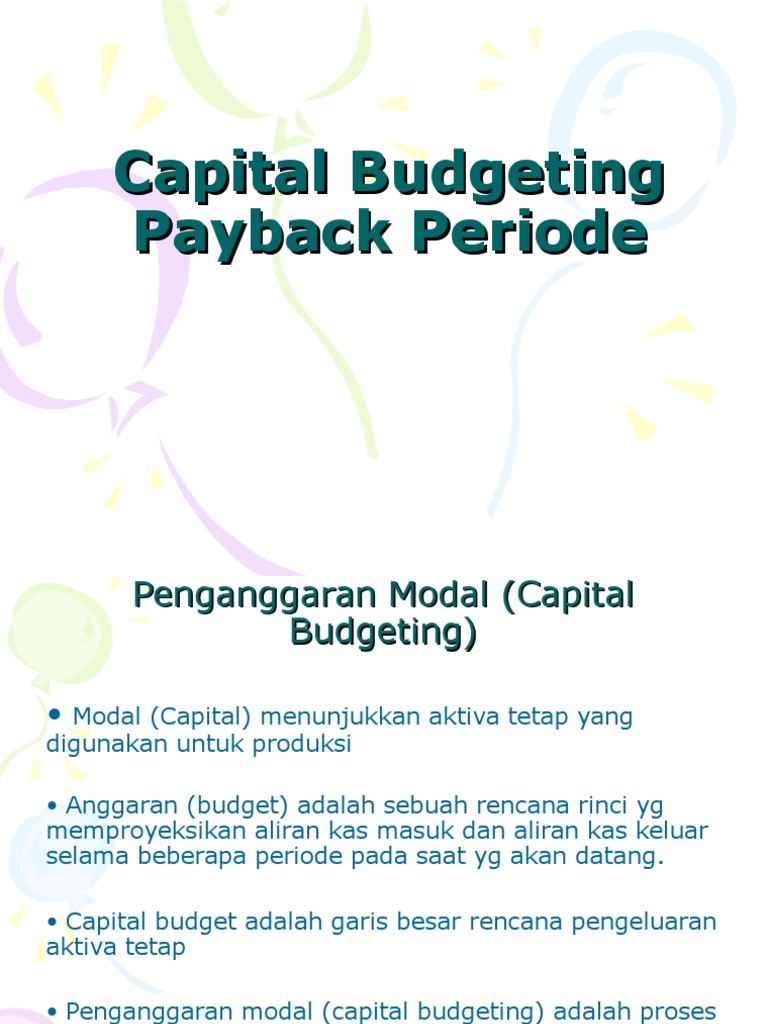 06 Payback Period | PDF