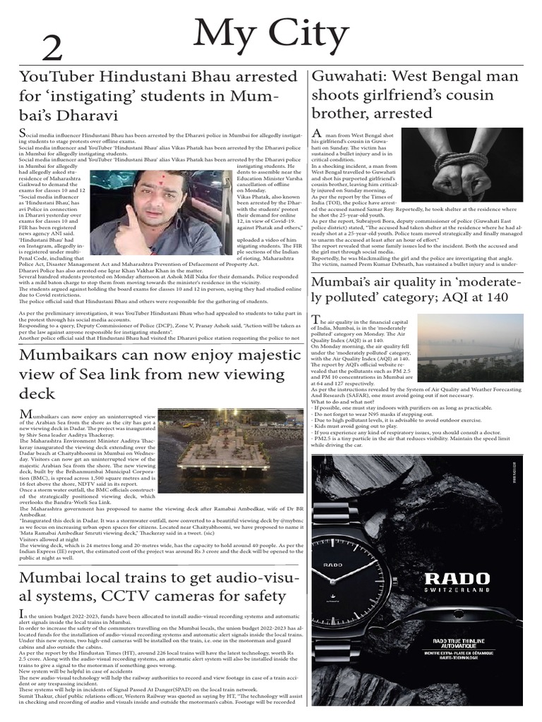 News Paper Taza Times FINAL | PDF | Ukraine | Mumbai