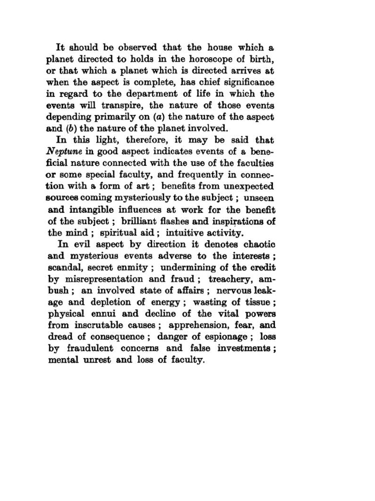 Sepharial Transit Gezegenlerin Açıları | PDF