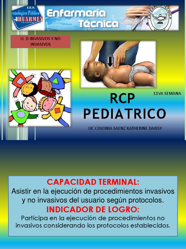 Material s11 RCP Neonatal y Niños | PDF | Reanimación cardiopulmonar | Paro cardíaco