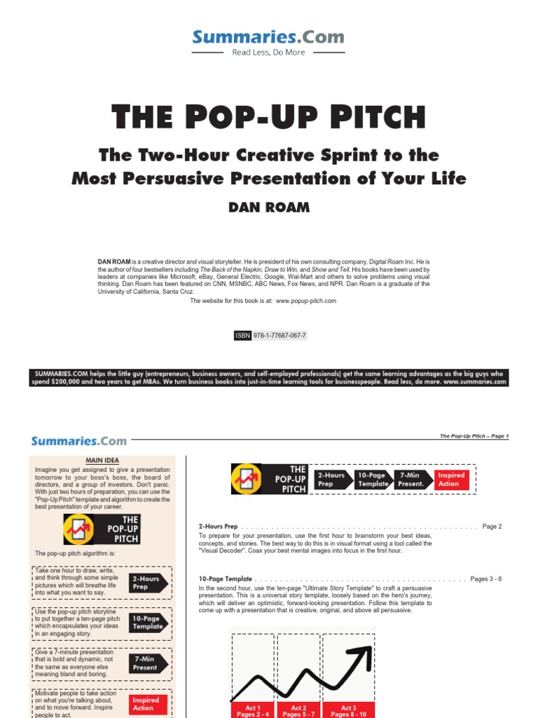 The Pop-Up Pitch Guide | PDF