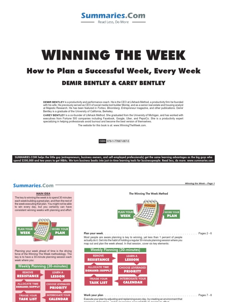 1page - Winning-The-Week | PDF | Business