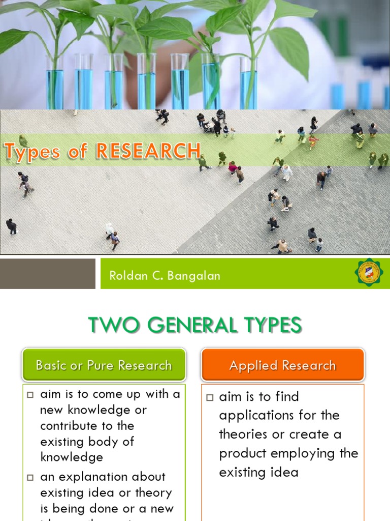 Lesson 2 - Types of Research | PDF | Quantitative Research ...