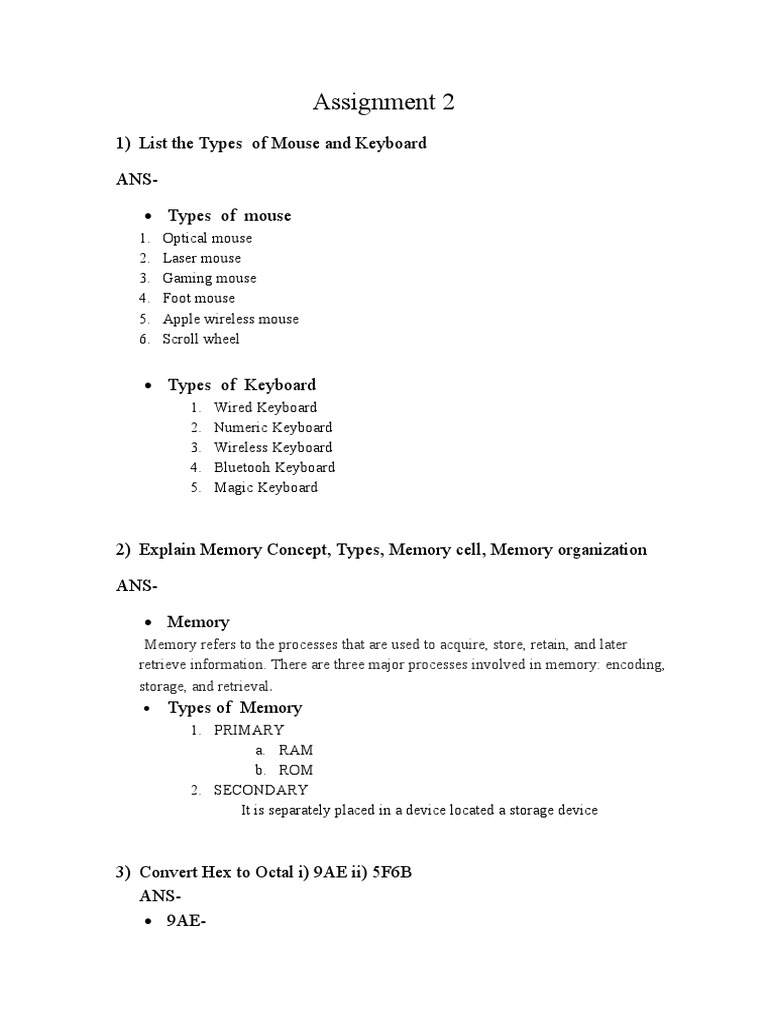 Assignment 2 PPA | PDF