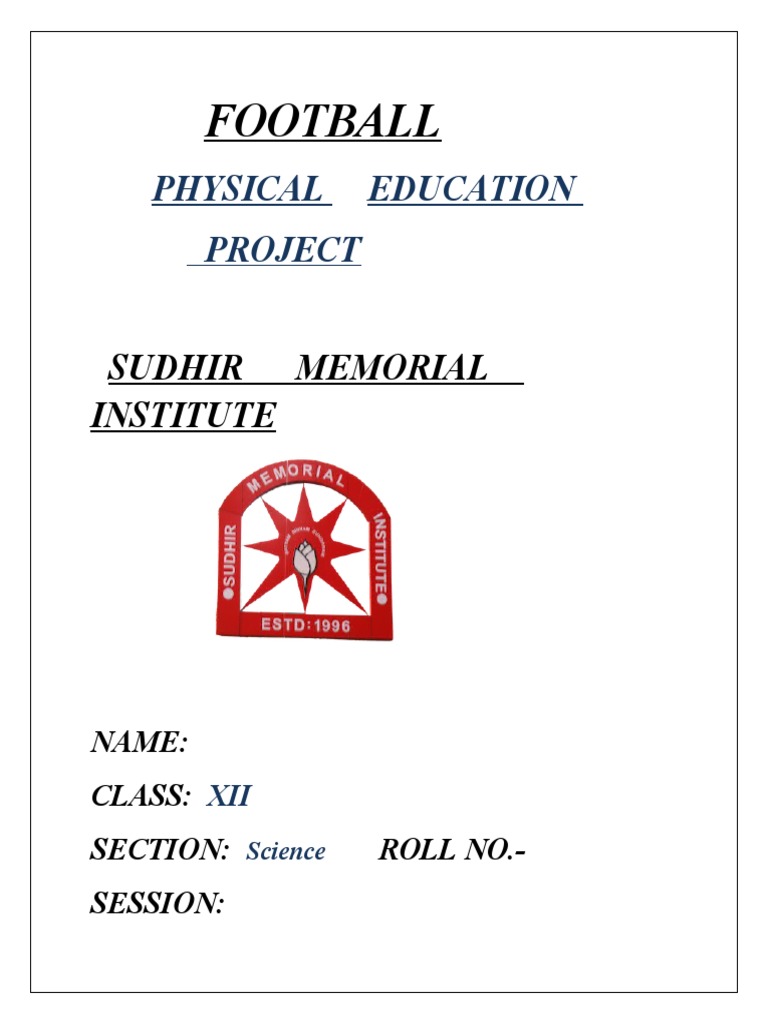 Major Game: Football Project Class 12 | PDF | Association Football ...