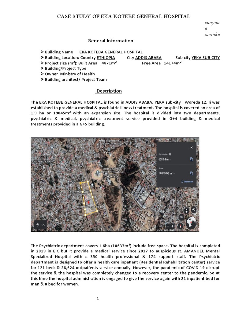 Case Study of EKA KOTEBE | Download Free PDF | Cost Of Living | Psychiatry