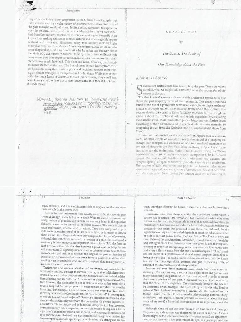 Historical Method | PDF