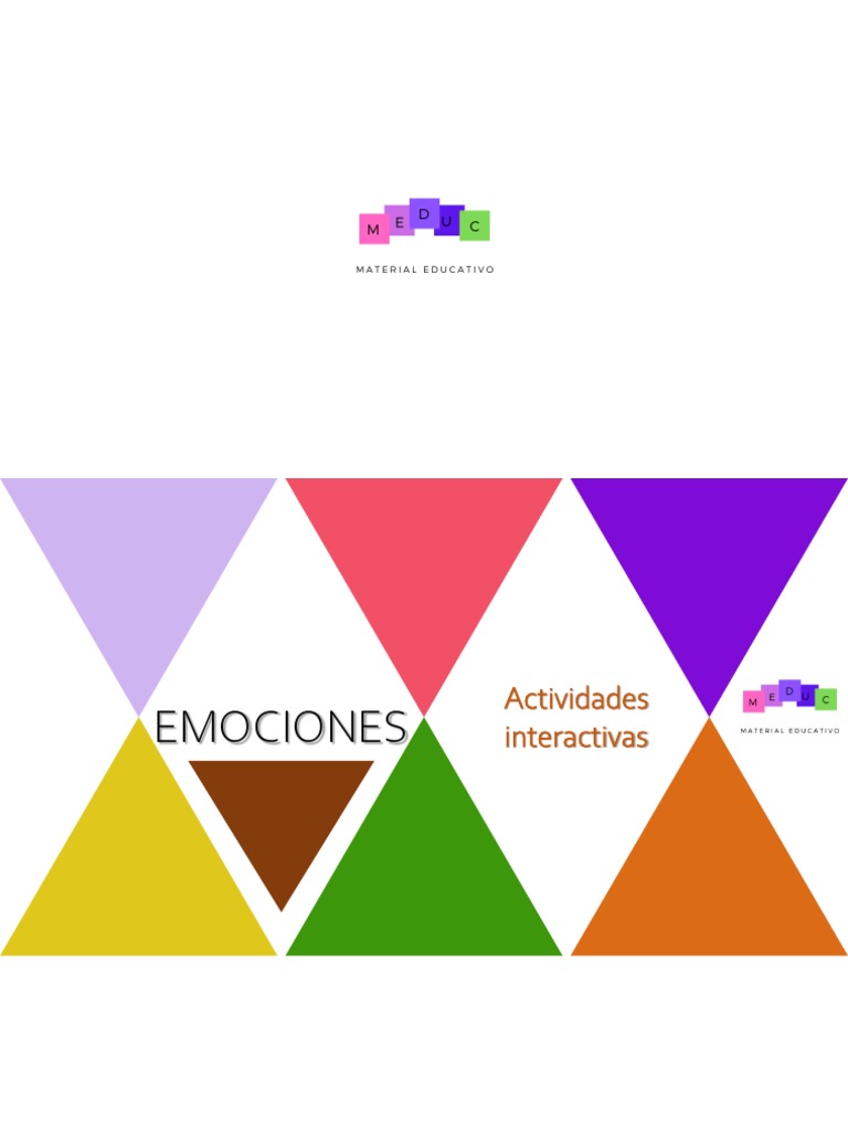 EMOCIONES Interactivo | PDF | Las emociones | Felicidad