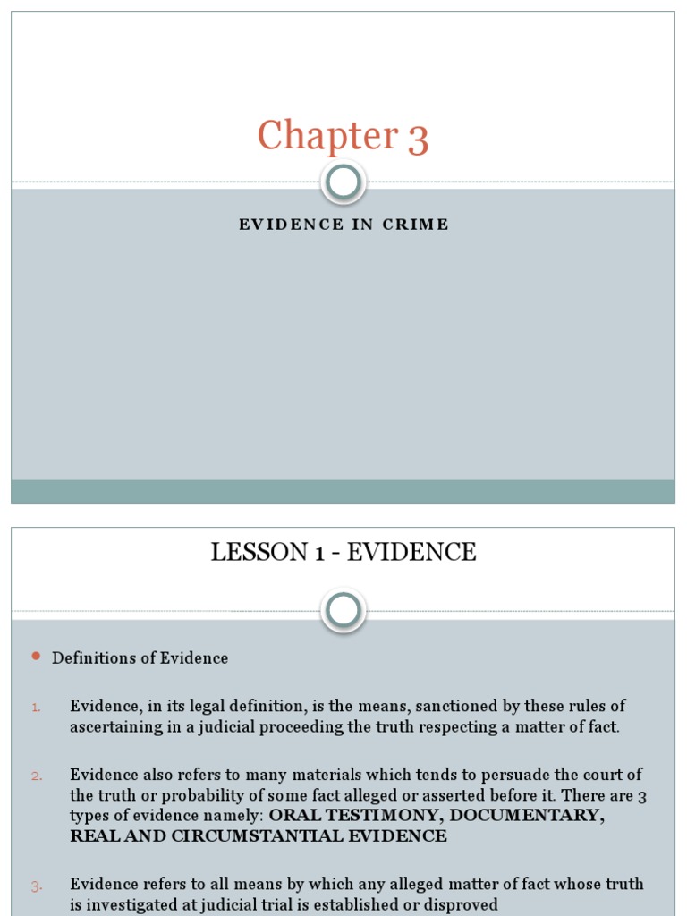 Chapter 3 | PDF | Witness | Deposition (Law)
