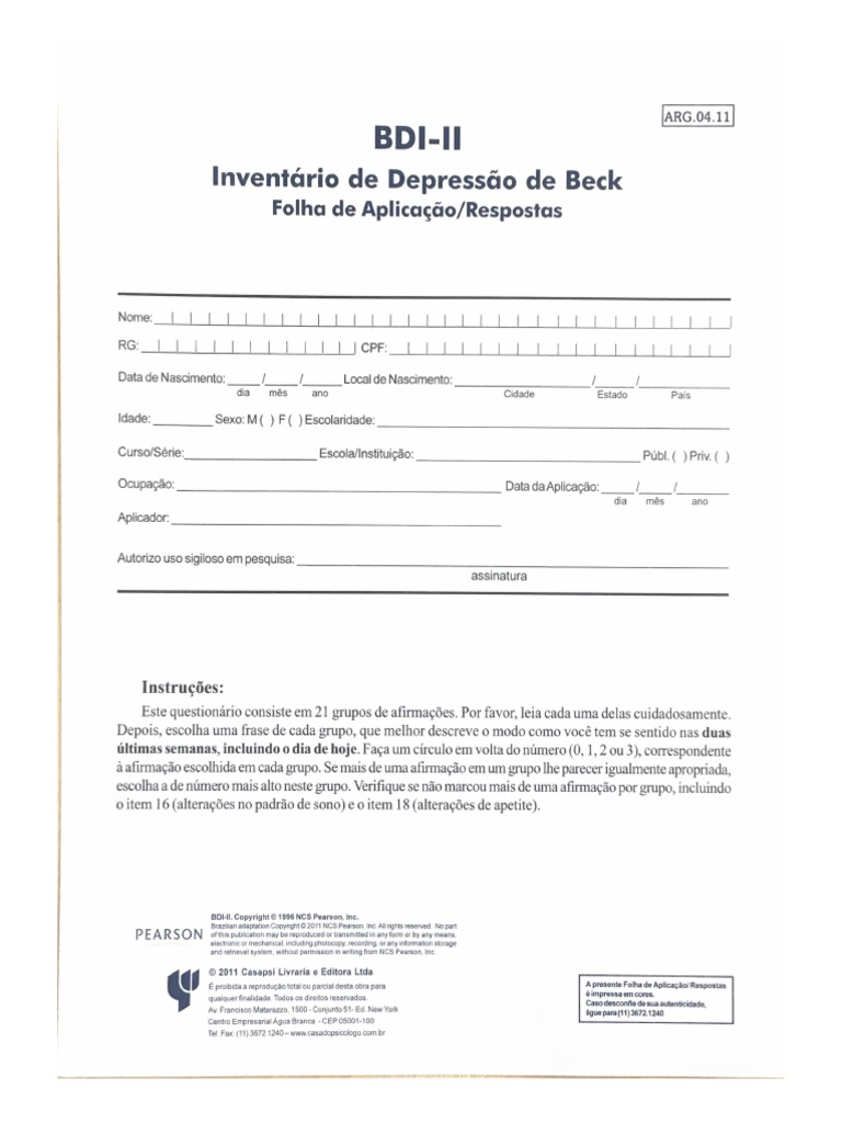 Bdi Ii | PDF