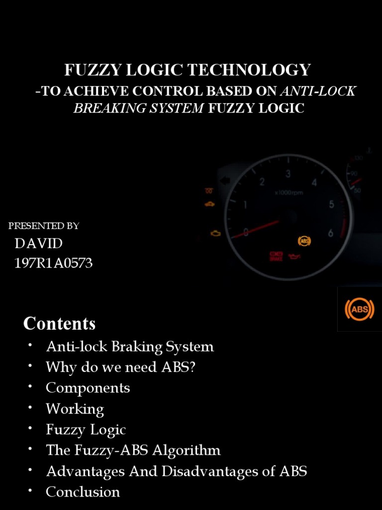 Fuzzy Logic | PDF | Anti Lock Braking System | Fuzzy Logic