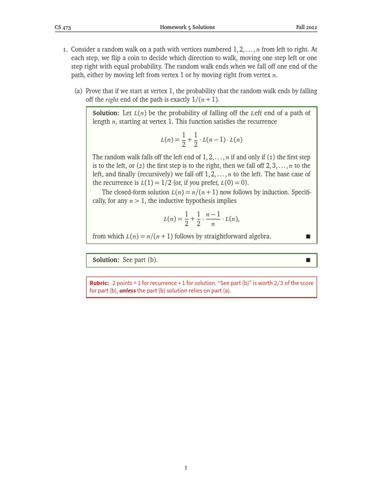 f22 hw5 Sol | PDF | Function (Mathematics) | Expected Value