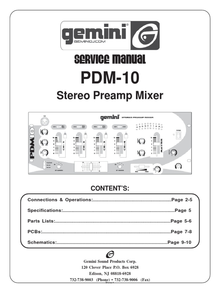 PDM 10 | PDF | Microphone | Electronics