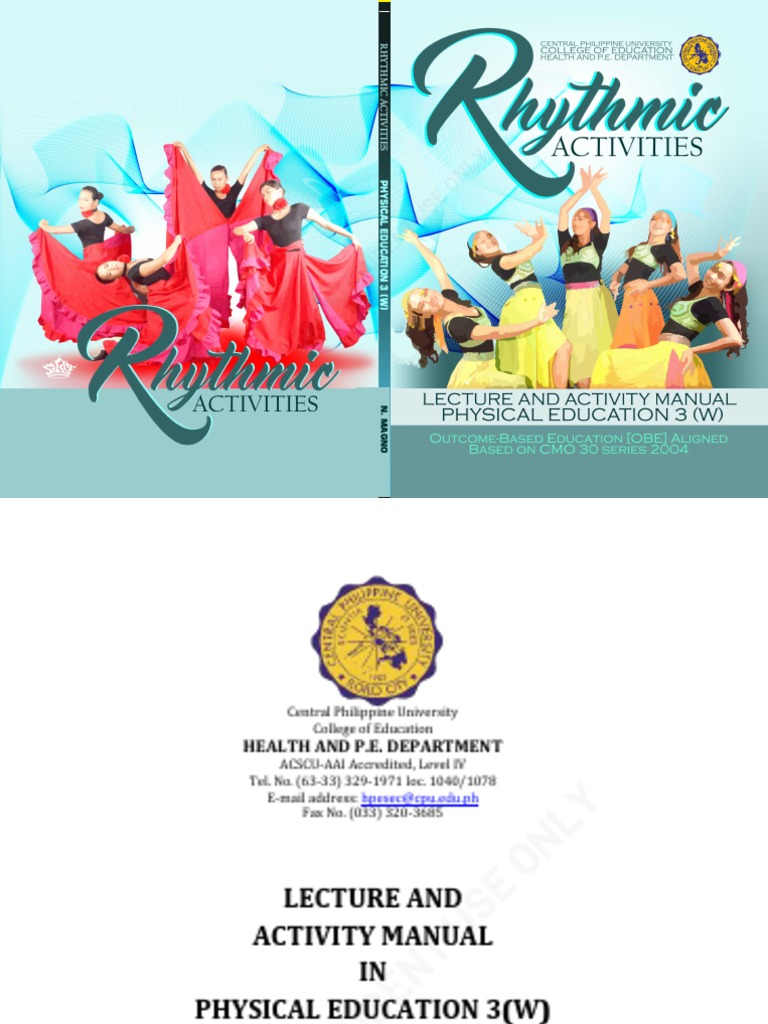 Pe3 Rhythmic Activities Manual | PDF | Rhythm | Dances