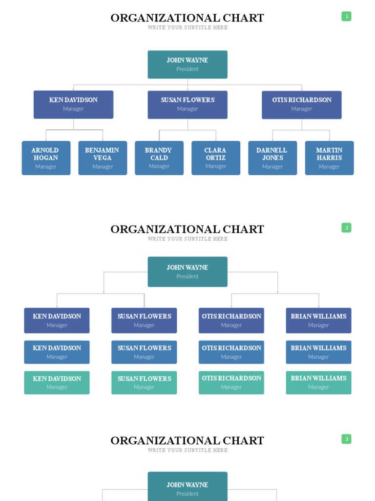 Org Chart Slides Powerpoint Template | PDF | Marketing | Market (Economics)