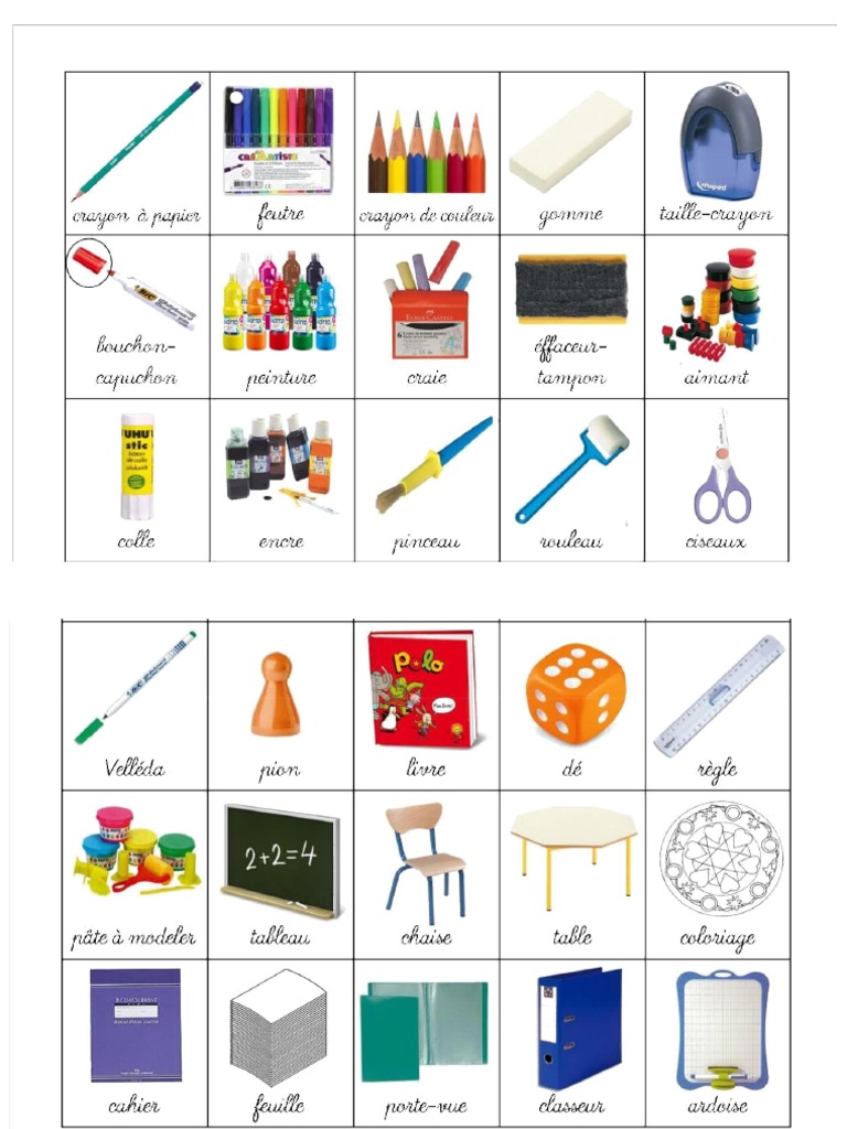 Cartes Cahier de Vocabulaire | PDF