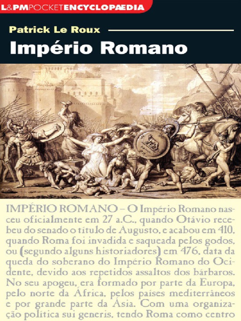 Império Romano - Patrick Le Roux | PDF | Império Romano | Augustus
