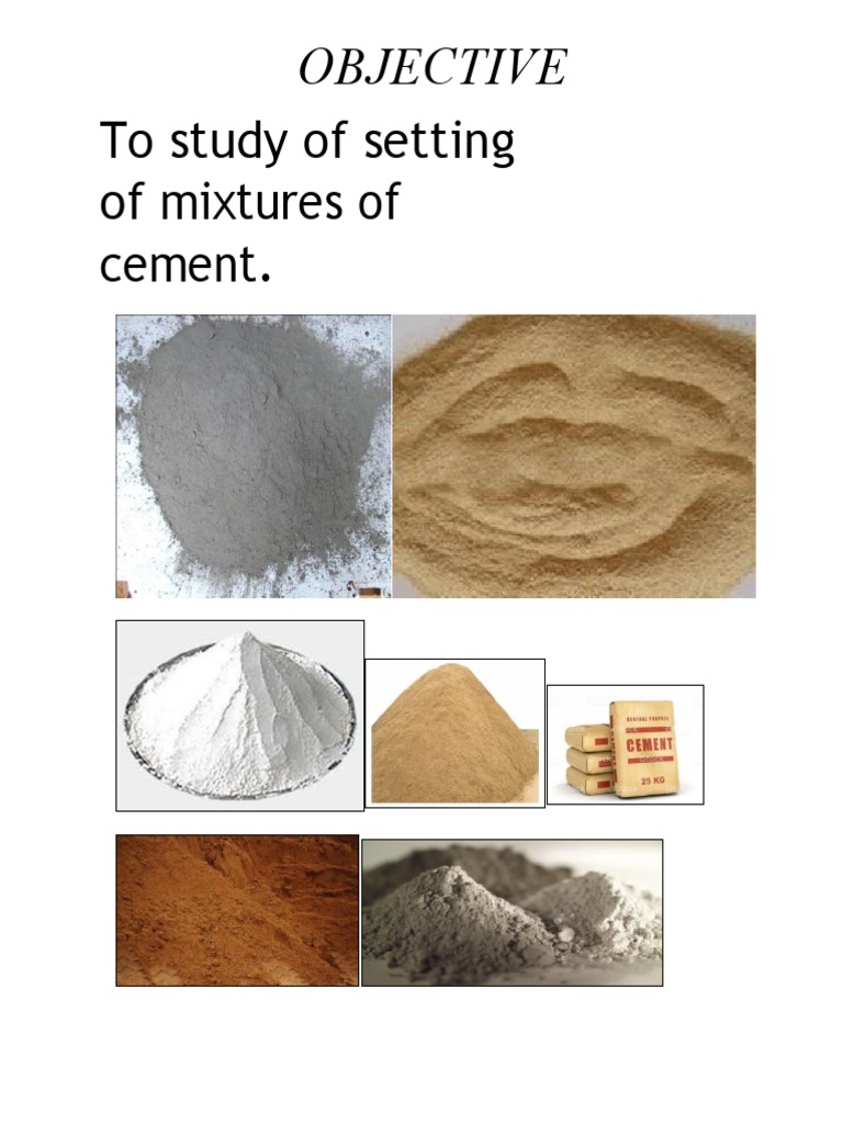 Chemistry Aissce Project File SETTING of | PDF | Cement | Concrete