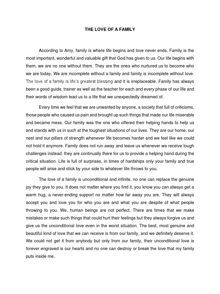 Eapp Essay 12 | PDF | Love