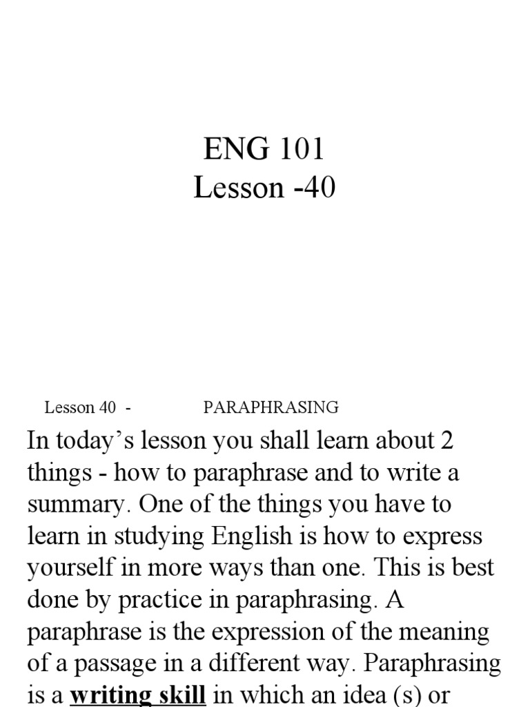 Lesson 40 | PDF | Disciplines