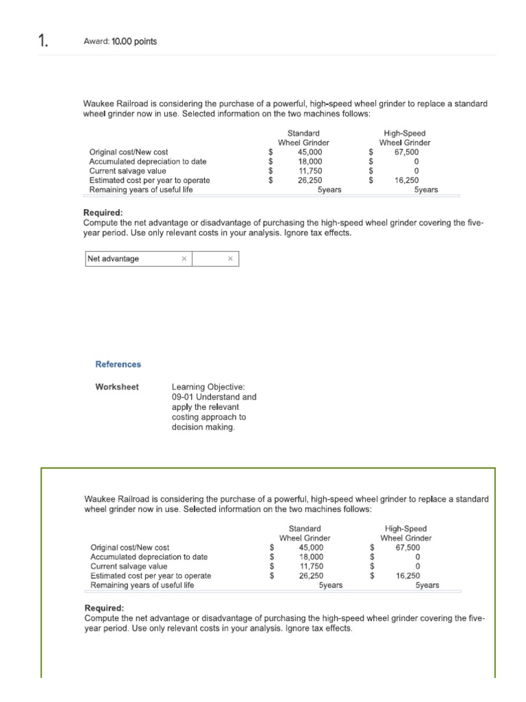 ACC2313 - CH #9 Assignment - Q #1 | PDF