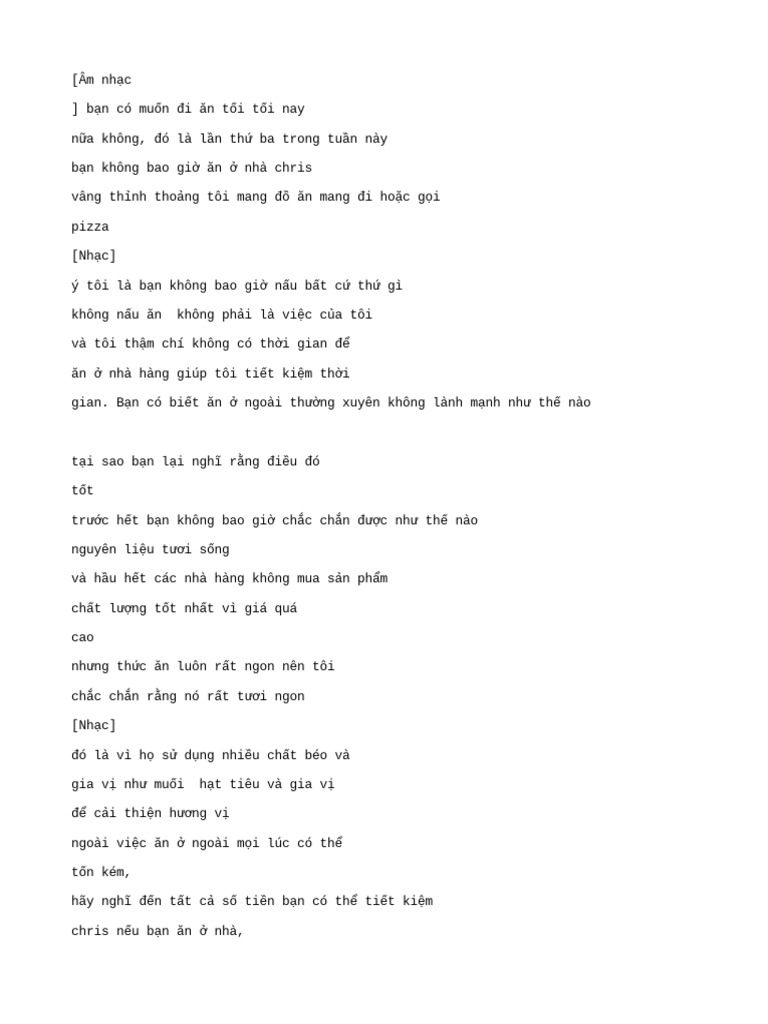 (Vietnamese) English Conversation Practice (DownSub - Com) | PDF