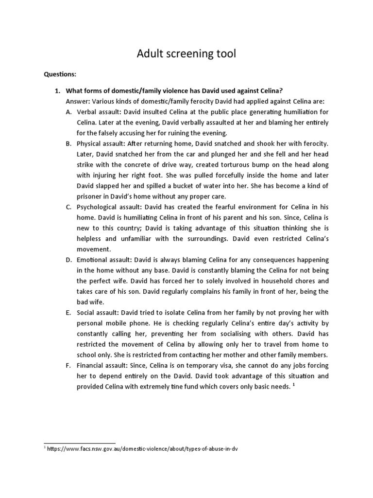 Sol - 761 SPS303 | PDF | Domestic Violence | Violence