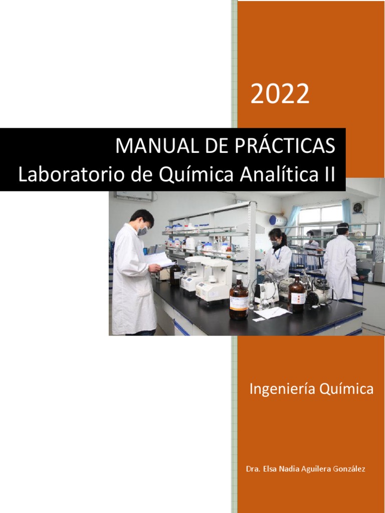 Manual de Practicas Lab - Qa2 Iq 2022 | PDF | Solubilidad | Valoración