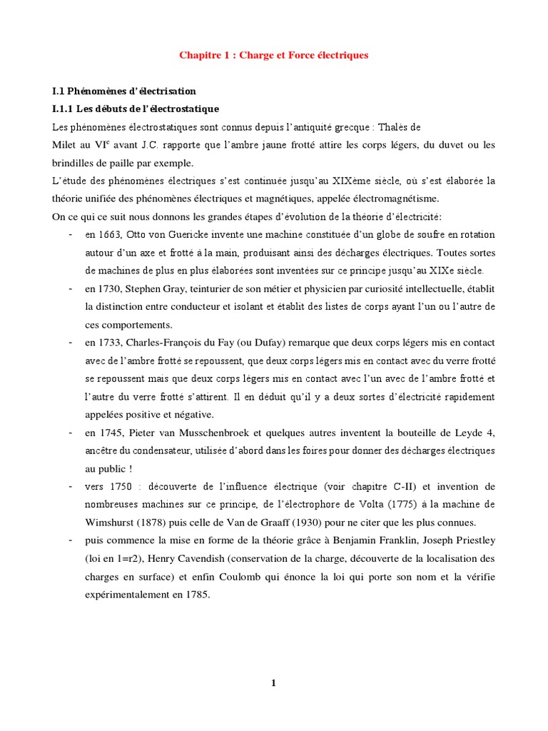 Charge et Force Électriques | PDF | Noyau atomique | Charge électrique