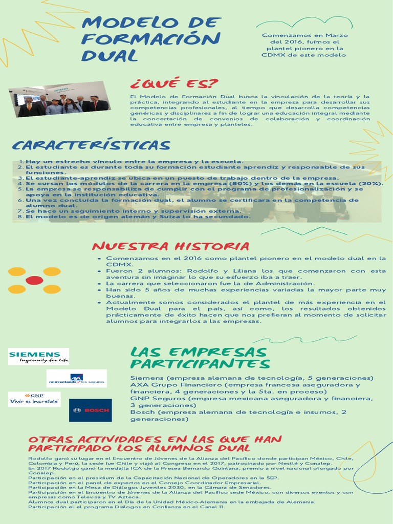 Modelo de Formación Dual | PDF | México
