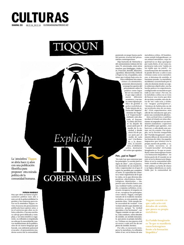Tiqqun y La Comunidad Por Venir | PDF | Metafísica | Verdad