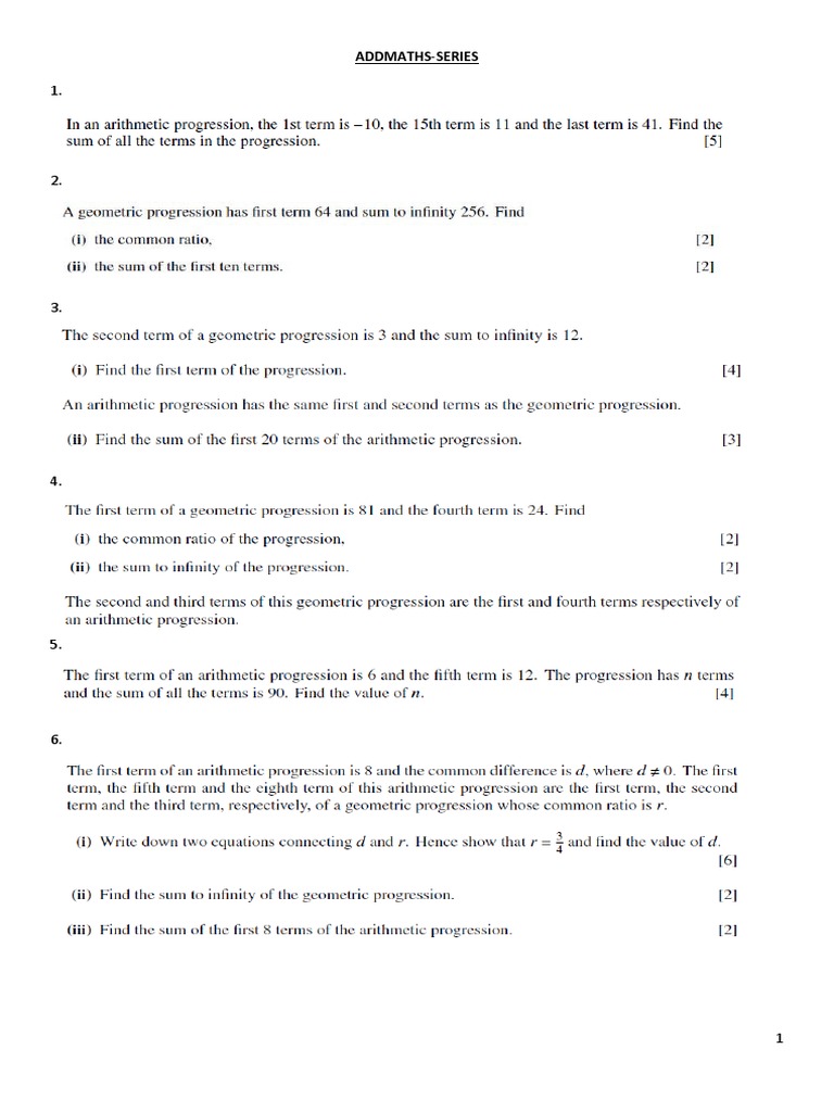 Addmaths Series Pdf