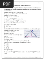 Potential Difference Problems | PDF | Voltage | Electric Field