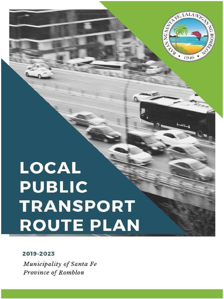 Local Transport Plan for Santa Fe, Romblon | PDF | Transport