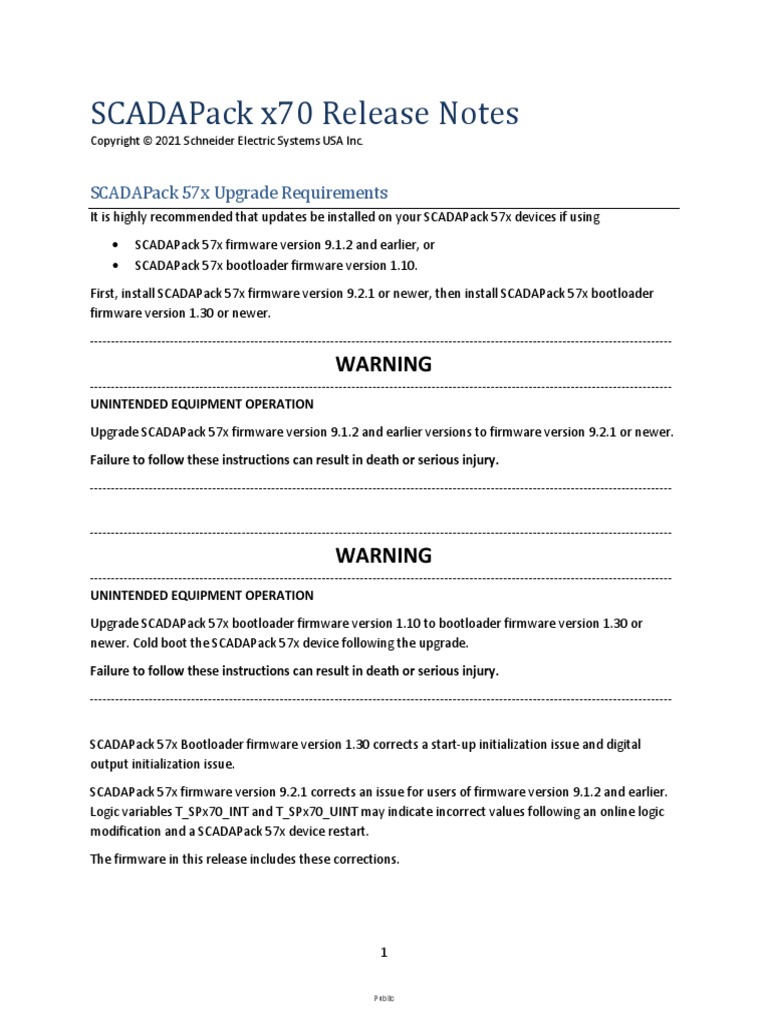 RemoteConnect and SCADAPack x70 Utilities R2.6.1-Release Notes | PDF ...