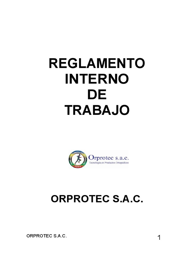 Reglamento Interno de Trabajo Versión Final - Modificado Nov 2022 | PDF | Derecho laboral | Business