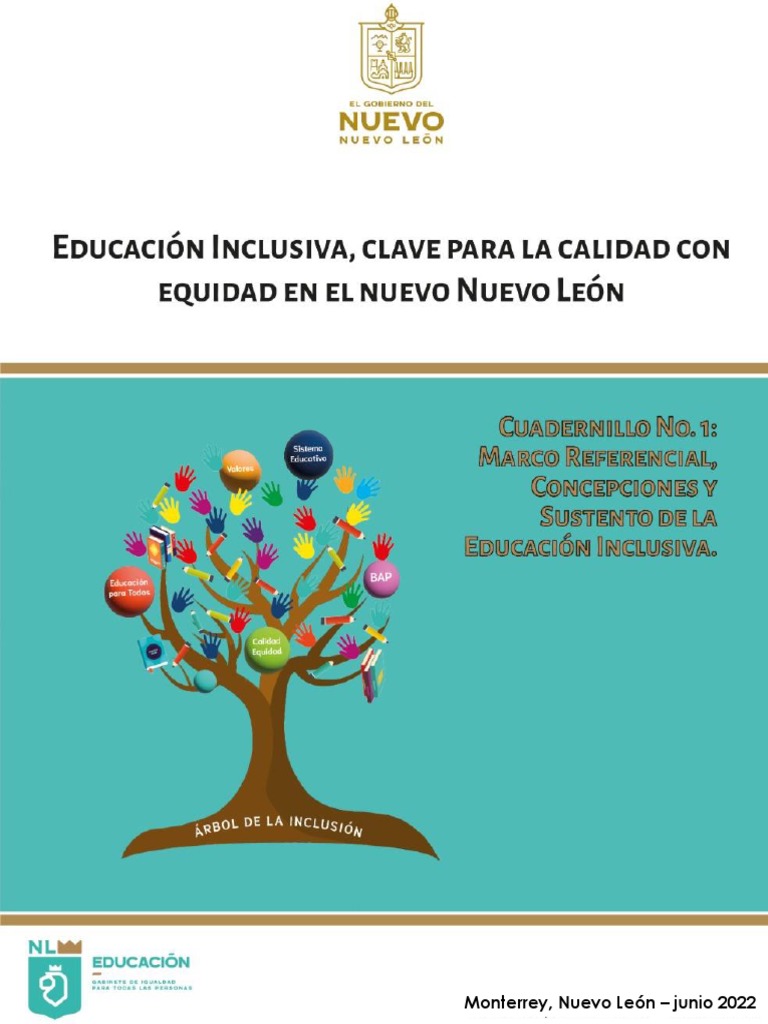 Cuadernillo 1. Ed, Inc. Final 03-08-2022 | PDF | Inclusión (Educación) | Discriminación
