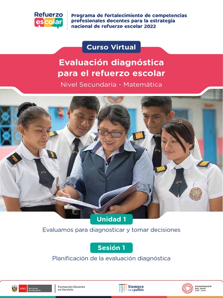 Fasciculo Pasos para Evaluacion Diagnostica | PDF | Evaluación | Aprendizaje