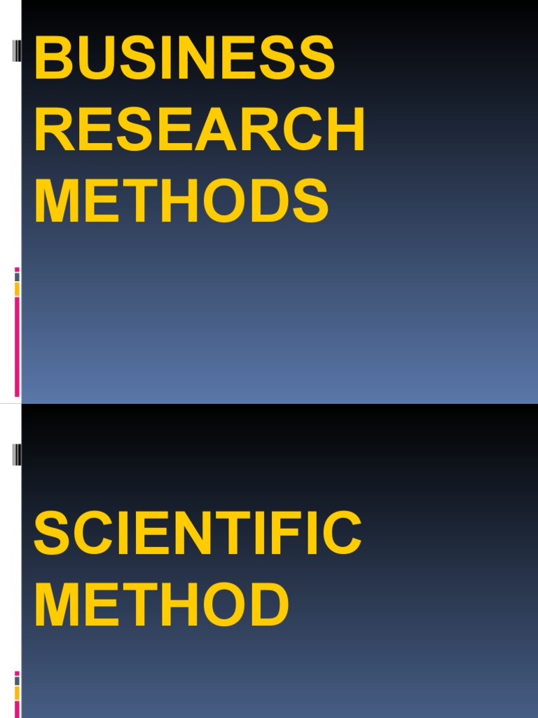 BRM Lecture 2 Scientific Method | PDF