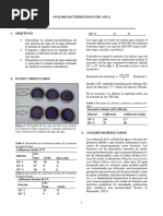 Coliformes en Agua Potable: Análisis y Riesgos | PDF | Biología ...