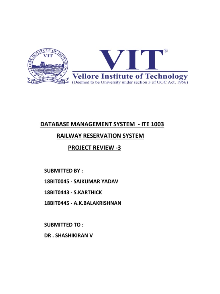 Dbms Project Final Review PDF | PDF | Databases | Computing