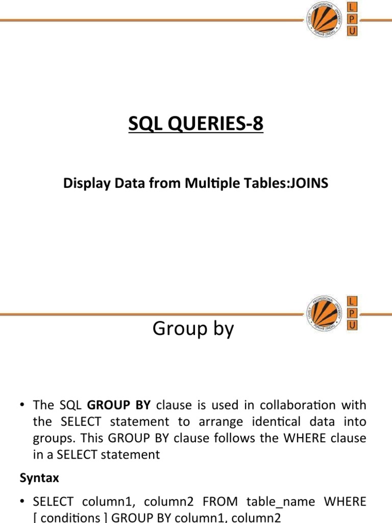 12.SQL Queiresjoins | PDF | Table (Database) | Software Engineering